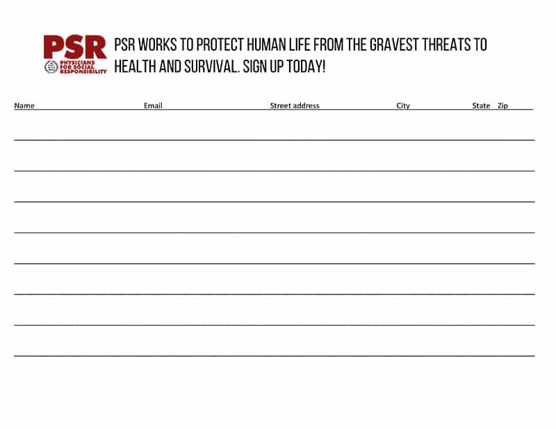 PSR Sign-Up Sheets | Chapter Site Template